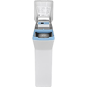 GE Smart Water Softener System with Leak Detect | 40,000 Grain | Reduce Hard Mineral Levels at Water Source | Wifi Connectivity | Improve Water Quality for Drinking, Laundry, Dishwashing | GXSHC40N
