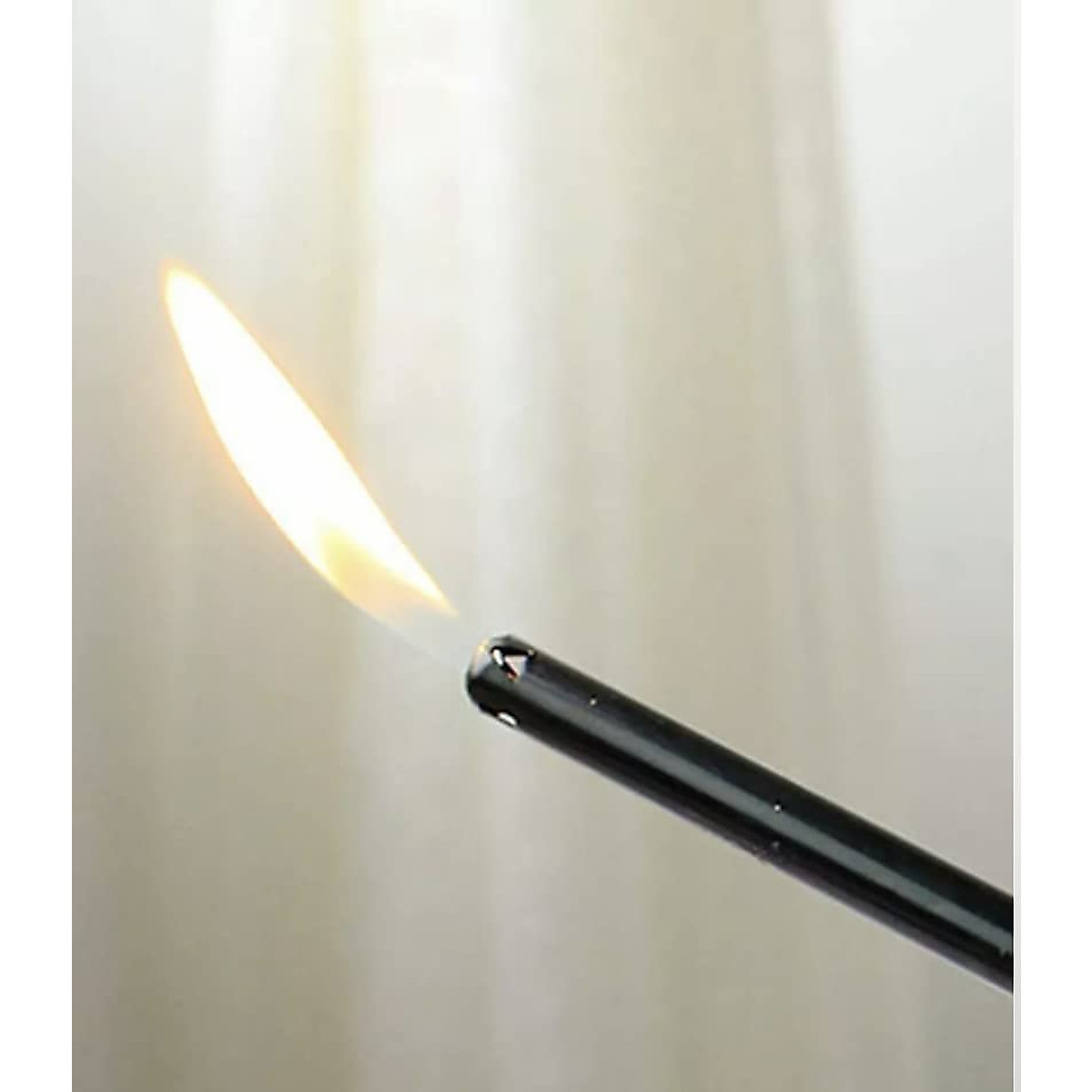 3 Pack - Fuel Included Handi BBQ Grill Click Flame Long Stem Lighter - Refillable Butane Gas Candle Fireplace Kitchen Stove Wind Resistant, Red