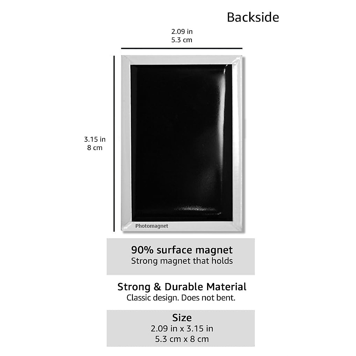 I Wanted to Prove The Sustaining Power of Music... - David Bowie Quotes Fridge Magnet, White