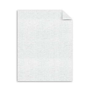 Southworth Z550CK 25% Cotton Linen Business Coverstock White 65 lbs 8-1/2 x 11 100/Box FSC