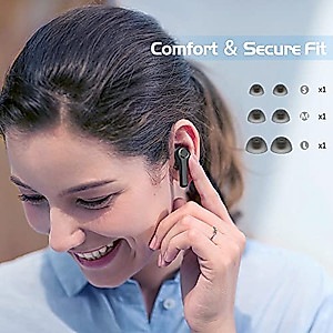 Wireless Headphones for Graduation Gifts,Noise Cancelling Bluetooth Earbuds with Wireless Touch Control and Charging Case,IPX5 Waterproof EarBuds 40H with ENC HD in-Ear Built-in Mic Headset Deep Bass