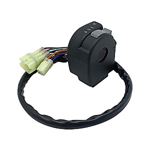 M MATI Left Handlebar Control Start Stop Headlight Switch for Arctic Cat 350 CR 366 400 425 450 XC450 Alterra 500 3313-428