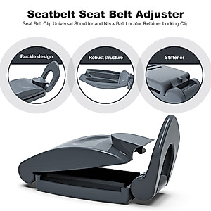 2 Pack Seat Belt Clips Seat Belt Tools, Make You More Comfortable