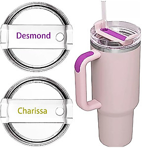 40OZ Customizable Mini Acrylic Name ID Plate for Stanley 40 OZ Tumbler Personalized Name Plate Name Tag for Stanley Cup Identification Plate Acrylic Tumbler tag (15ykl)