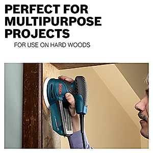 BOSCH SR5R040 5-Piece 40 Grit 5 In. 8 Hole Hook-And-Loop Sanding Discs