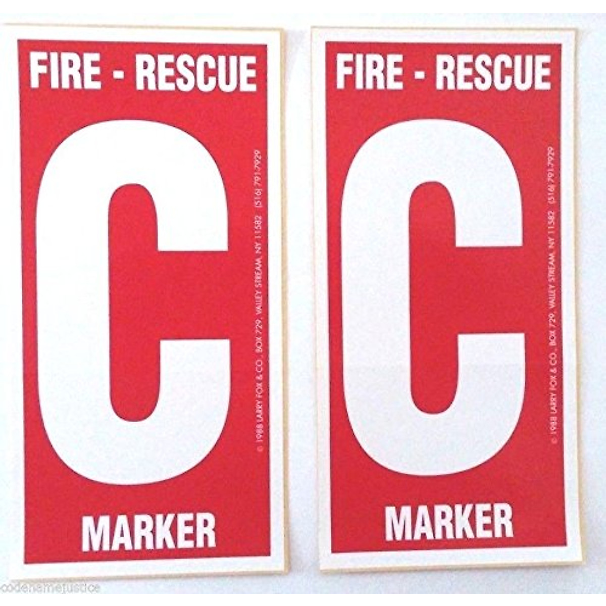 2 Pack Child Finder Decals for Windows Alert Fireman of Child Inside