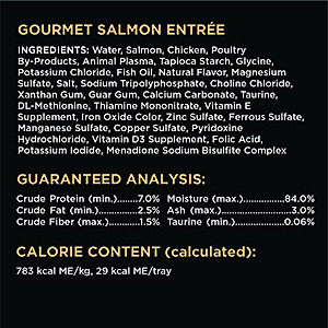 Sheba Wet Food Perfect Portions Wet Cat Food Cuts in Gravy Gourmet Salmon Entree & Signature Tuna Entree Variety Pack