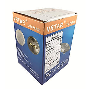 VSTAR LED PAR36 9W 12V Warm White,Multi-Purpose Base,Landscape Lighting(Pack of 6)