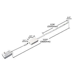 Satco Starfish S11263 WiFi Smart LED 6 Foot Color Changing Indoor Tape Light Strip, Works with Siri, Alexa, Google Assistant, SmartThings, 20 Watt, 120 Volt, 1600 Lumens