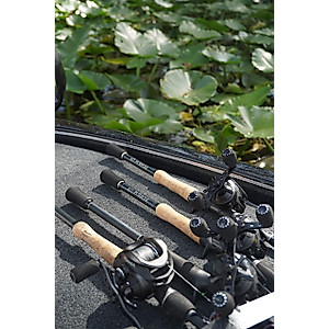 Fitzgerald Fishing All Purpose Series 7'6" Medium - Spinning Graphite Rod - Designed for Bass Fishing and Inshore Fishing