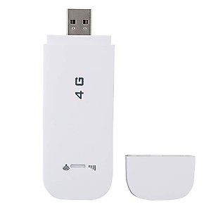 4G LTE USB Modem Dongle, Pocket Mobile Hotspot Router, Network Adapter, with SIM Card Slot, 150Mbps High Speed, 10 Users Sharing, for Car Outdoor