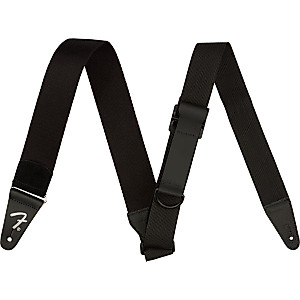 Fender Right Height Guitar Strap, 2in, Black Rayon