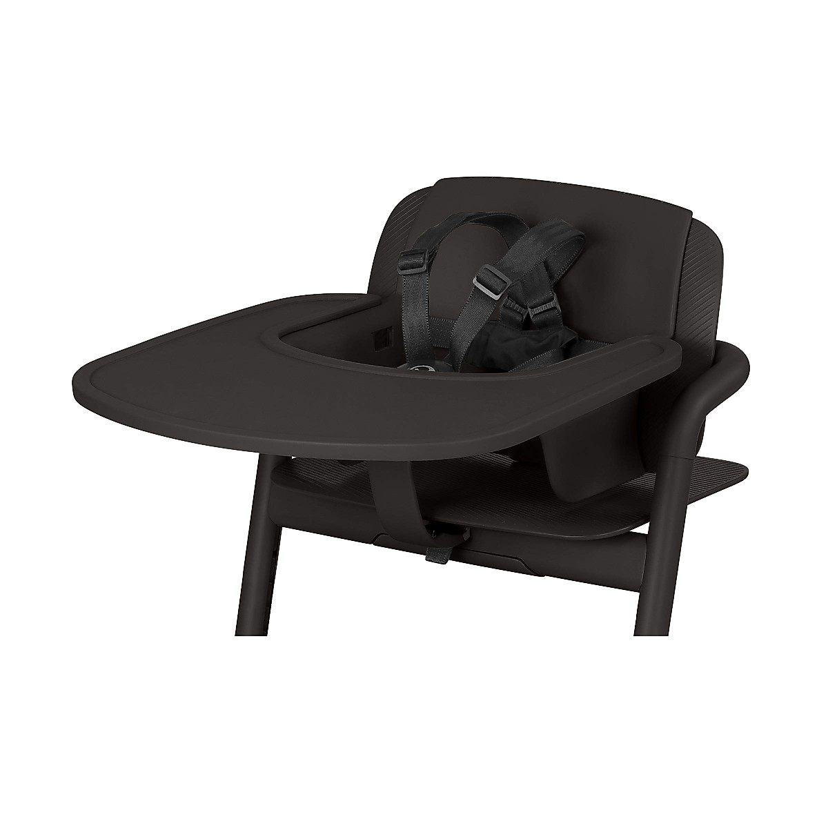 Cybex Lemo High Chair and Bouncer Nest with Easy One Hand Depth and Height Adjustment, Anti-Tip Wheels, and Easy Assembly, Convertible to Adult Chair, Infinity Black