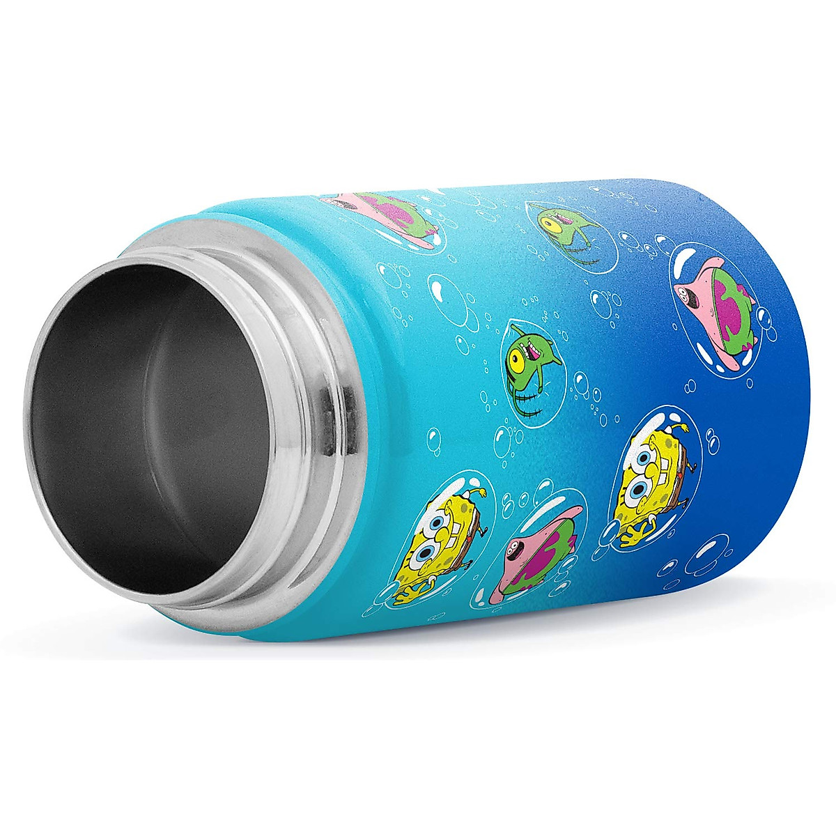Simple Modern Kids Water Bottle with Straw Lid | Insulated Stainless Steel Reusable Tumbler for Toddlers, Girls, Boys | Summit Collection | 10oz, SpongeBob Bubbles