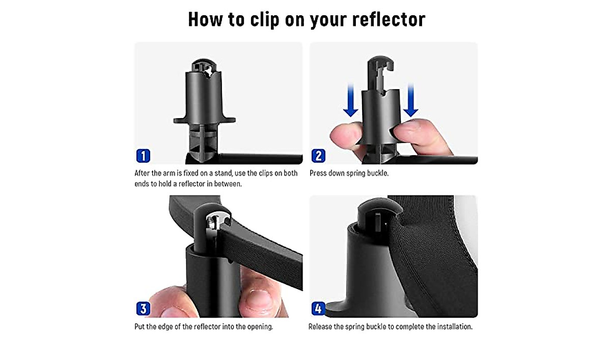 NEEWER Extendable Reflector Holder Arm for Studio & Outdoor Photography