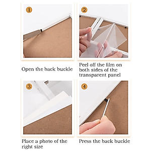 5 Folding Sonogram Picture Frame for Expecting Parents- 4.7" × 6.8" Baby Ultrasound Picture Frame Natural Wood Sonogram Pregnancy Frame Baby First Photo Frame for Pregnant Mom Gifts, Nursery Decor