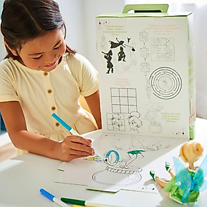 Disney Store Official Princess Story Doll - Tinker Bell from Peter Pan, 11 Inches, Includes Coloring Area and Additional Dress, Classic Outfit, Perfect for Girls