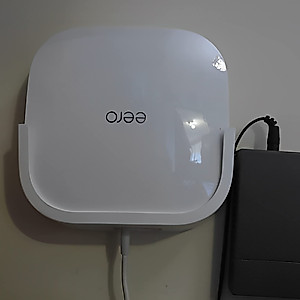 𝗛𝘂𝗮𝗳𝗹𝘆 2Pcs Screwless Wall Mount Bracket for Eero Pro 6 Wifi, VHB Stick On Holder, Strong Adhesive Holder, No Tools No Drilling No Hole