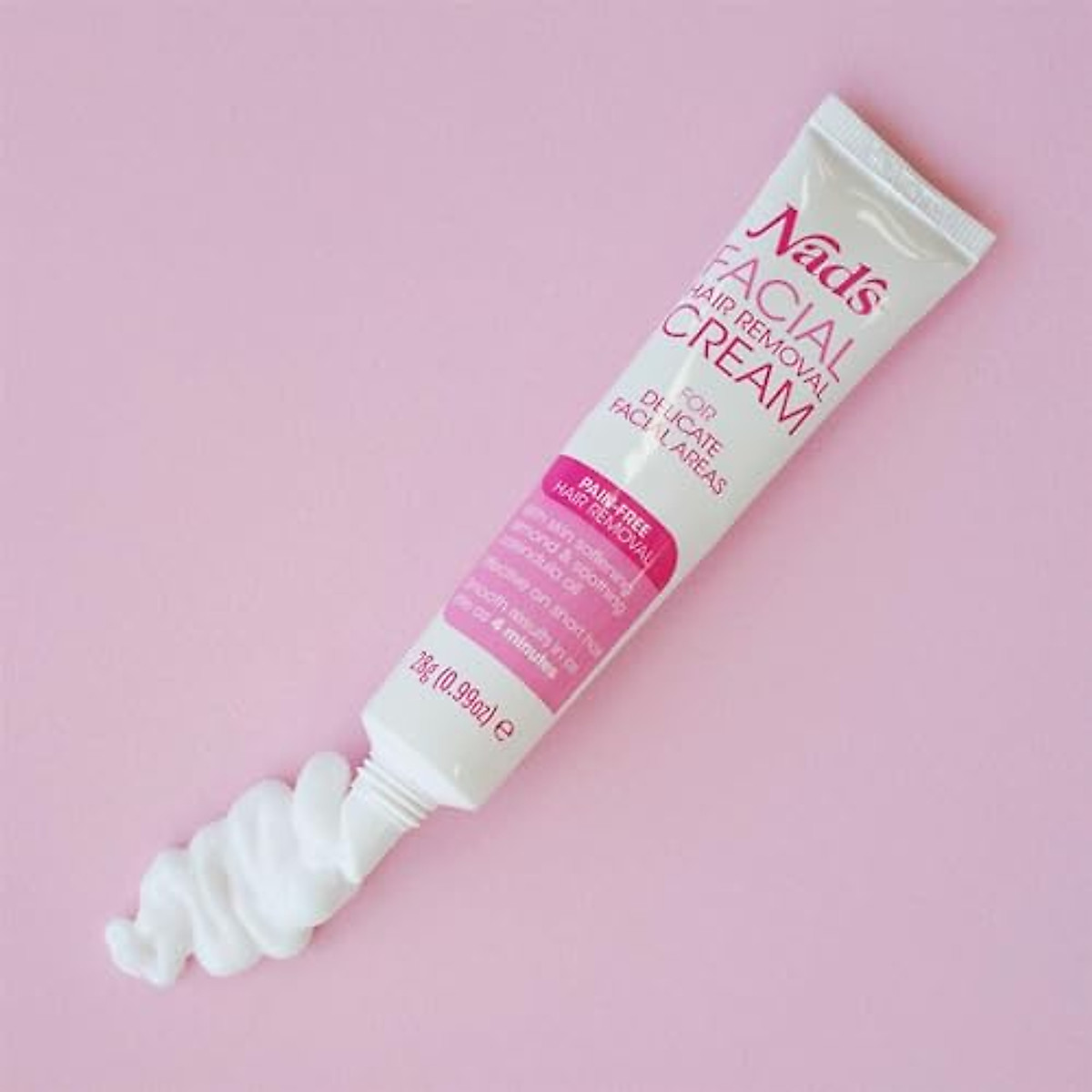 Nad's Gentle & Soothing Facial Hair Removal For Women - Sensitive Depilatory Cream For Delicate Face Areas, 0.99 Oz (4446)