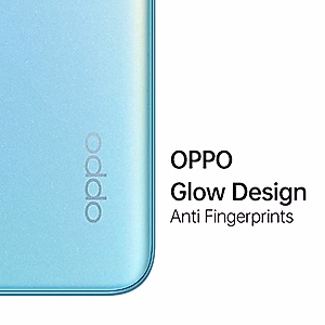 OPPO A76 Dual-Sim 128GB ROM + 4GB RAM (GSM only | No CDMA) Factory Unlocked 4G/LTE Smartphone (Glowing Blue) - International Version