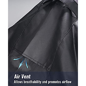 NUPICK 7106 for Weber Spirit 2 & 3 Burner Grill, 52 Inch Grill Cover for Spirit 210/310, Spirit II E210/E310, Fits for Spirit 200 & 300 Series Gas Grill, Come with 3-Side Grill Brush