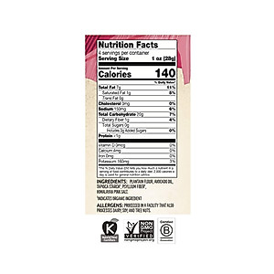 Barnana Grain-Free Plantain Tortilla Chips – Himalayan Pink Salt – 4 Ounce, 1 Pack – Gluten-Free, Corn-Free, Paleo – Golden Brown, Perfect Crunchy Snack - Made With 100% Avocado Oil