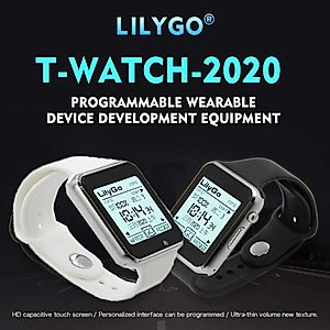 youyeetoo ESP32 T-Watch-2020 with 1.54 Inch Touch Display and programmable Wearable Environmental Interaction