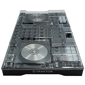 Harmony Audio Cases HC-DC2 Protective DJ Gear Saver Polycarbonate Hard Plastic Dust Cover Case Compatible with Native Instruments Kontrol S4 Mk3 Controller Deck (Includes Stretch Bands)