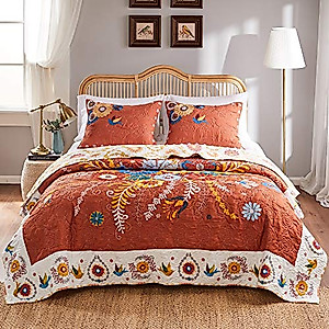 Barefoot Bungalow Topanga Quilt Set, 3-Piece Full/Queen, Multi