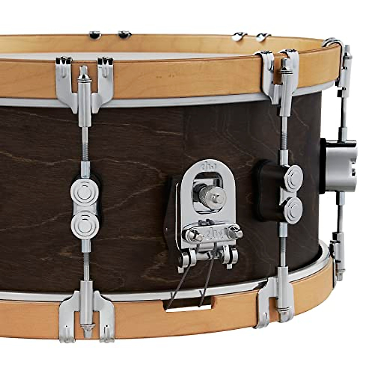 Pacific Drums & Percussion Add-Ons PDP Concept Classic, 6.5x14, Walnut/Natural Hoops Snare Drum (PDCC6514SSWN)