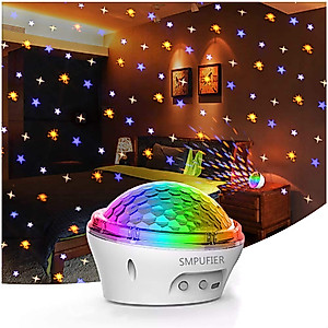 smpufier Star Night Lights,Galaxy Projector,Star Projector,Night Light for Kids Bedroom Decor,Baby Birthday Party Atmosphere Lamps for Home Decoration,Party,Festival Gifts