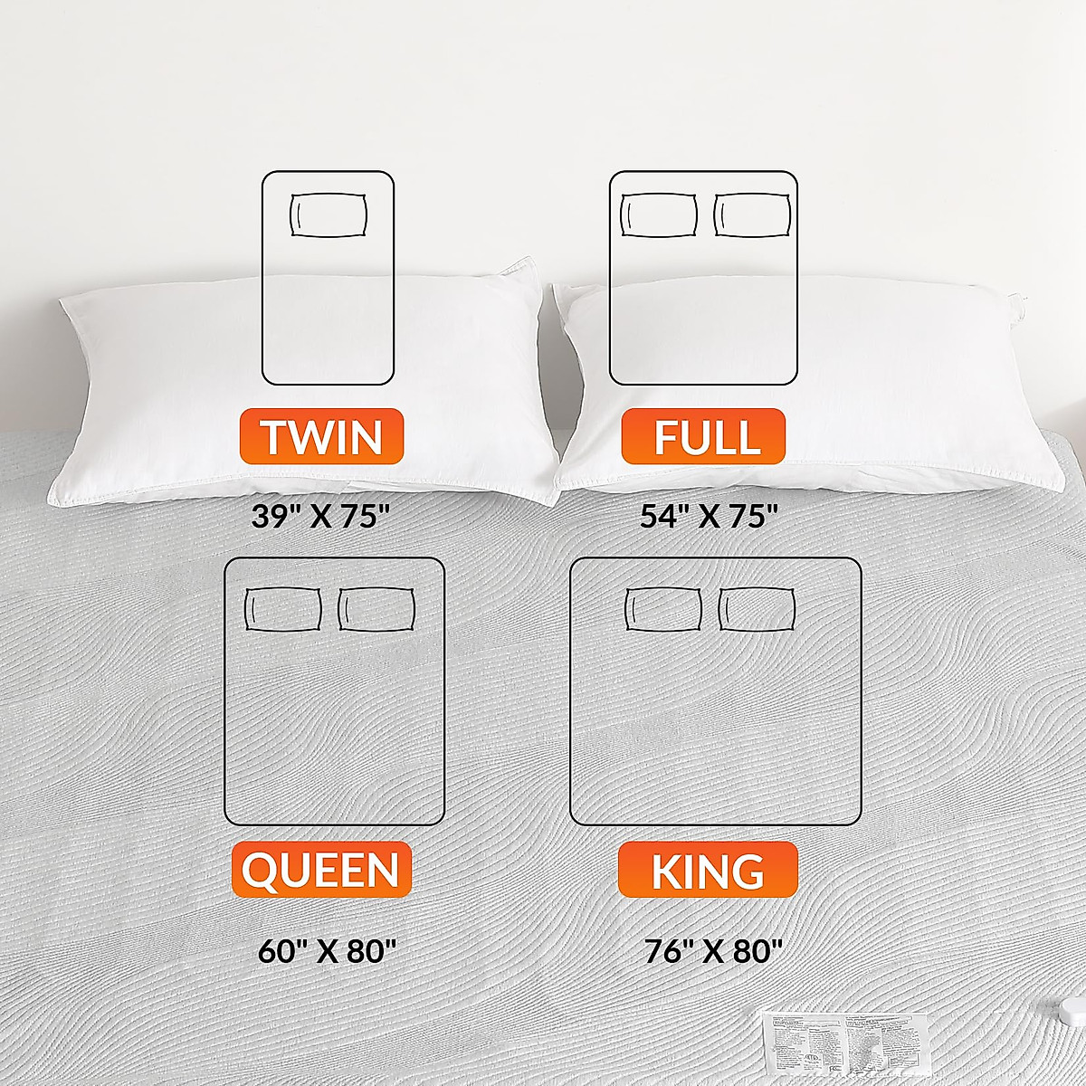 STARBEDIA Heated Mattress Pad Full Size, Soft Breathable Electric Mattress Pad with 10 Heat Settings & 10 Hours Auto Shut-Off, Deep Pocket Electric Heating Bed Warmer with Overheat Protection