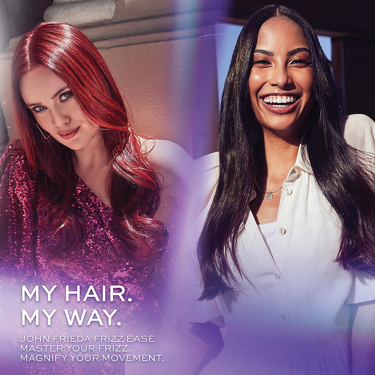 John Frieda Frizz Ease Beyond Smooth Bundle: Frizz Immunity Shampoo & Conditioner, 8.45 Ounce Each