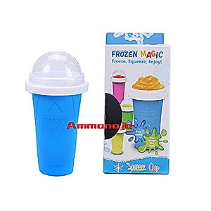 Magic smoothie cups - squeeze smoothie cups for ice cream freezer cups ice cream machine makers for home kids cheap portable cooling shake cups