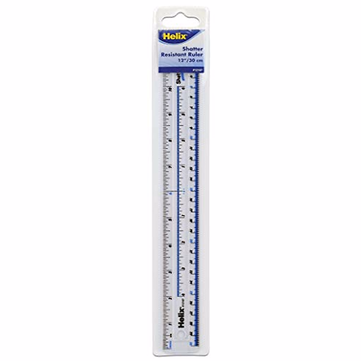Helix Shatter-Resistant Ruler 12 Inch / 30cm (12167)