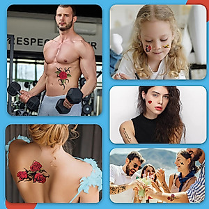 Printable Tattoo Paper Temporary Sticker Paper 10 SETS 8.5" x 11", Transfer Decal Paper DIY Personalized Image Transfer Sheet for skin