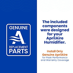 AprilAire 5844 Humidifier Installation Kit for AprilAire Whole Home Humidifiers with Automatic Control, Compatible with AprilAire Humidifier Models: 400, 500, 600 Black