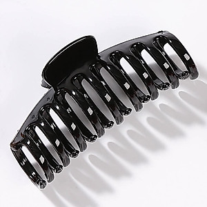 Hair Claw Clips for Thick Hair - 3pcs 4.3’’ Plastic Nonslip Jumbo Hair Clips Strong Hold Large Hair Jaw Clips Big Hair Clips Hair Styling Accessories for Women Girls