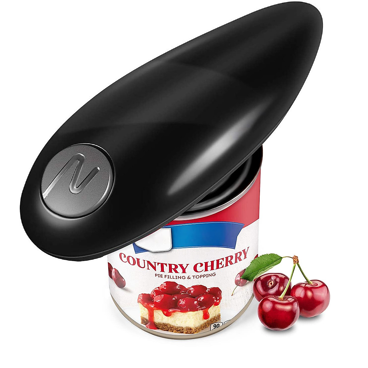 Electric Can Opener, Open Your Cans with A Simple Push of Button, Automatic Can Opener Smooth Edge, Electric Can Openers for Kitchen Arthritis and Seniors, Best Kitchen Gadget for Almost Size Can