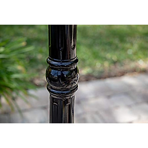 Kenroy Home 93434ORB Villa Lanterns, 2 Light Portable Post, Oil Rubbed Bronze