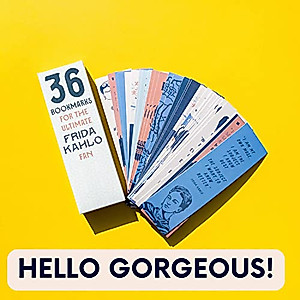 36-Pack of Frida Kahlo Paper Bookmarks. Perfect for Art Lovers, Feminists, and Culture Enthusiasts. These Colorful and Inspiring Bookmarks Feature Quotes by The Iconic Mexican Artist.
