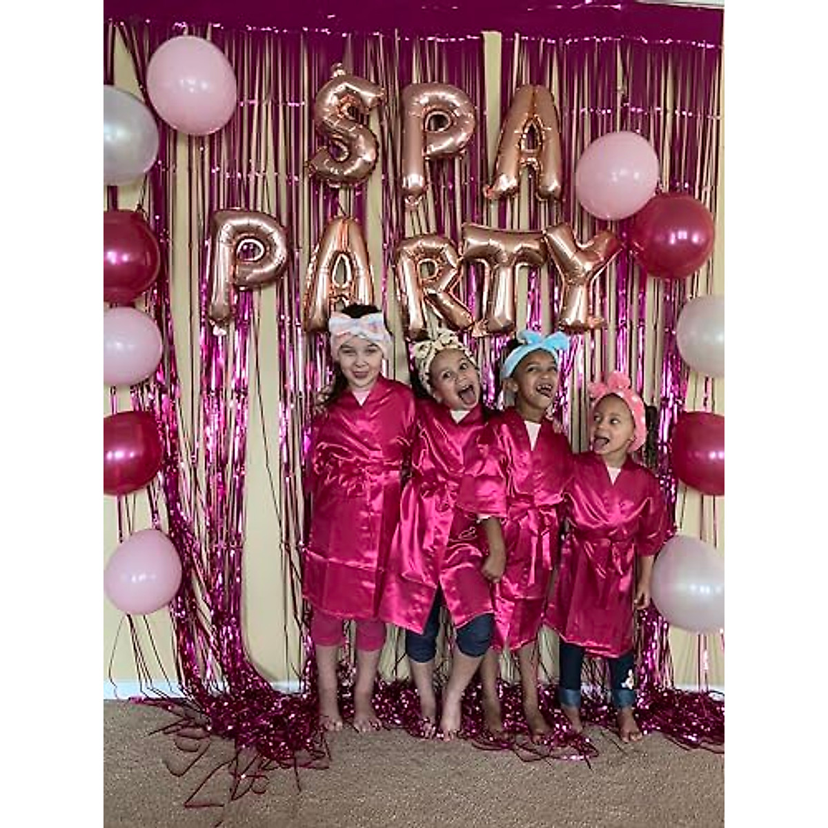 LaVenty 13 PCS Spa Party Balloons Spa Party Decoration Nail Polish Banner Spa Party Banner Spa Theme Birthday Party Salon Party Decoration Makeup Party Decoration