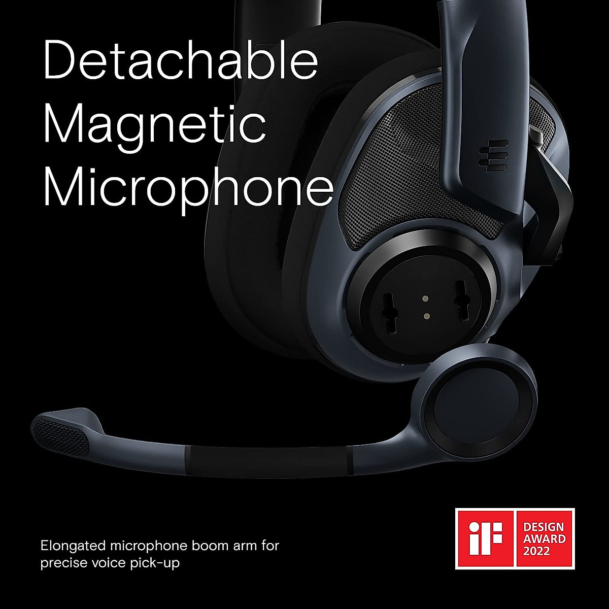 EPOS H6Pro - Open Acoustic Gaming Headset with Mic - Lightweight Headband - Comfortable & Durable Design - Xbox Headset - PS4 Headset - PS5 Headset - PC/Windows Headset - Gaming Accessories (Black)