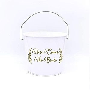 Personalized Flower Girl Pail ~ Flower Girl Basket
