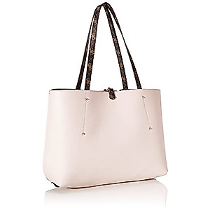 GUESS Womens Eco Brenton tote, Brown Logo, One Size US