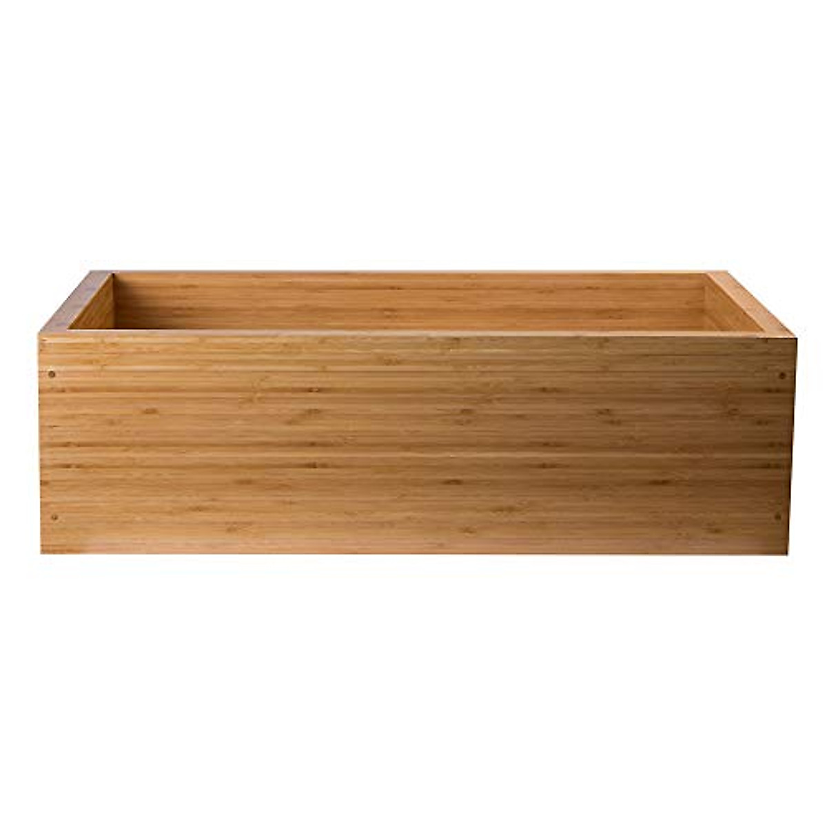 ALFI brand AB3321 33-Inch Double Bowl Bamboo Kitchen Farm Sink