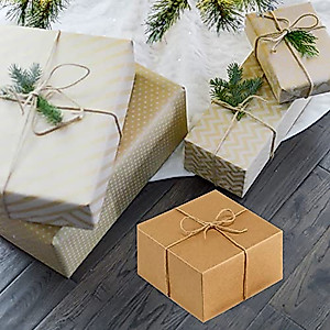 DEEDOCHY Brown Gift Boxes with Lids,Bridesmaid Proposal Box,12 Packs Kraft Gift Box for Wedding Present, Bridesmaid Proposal Gift, Graduation, Holiday, Birthday Party Favor and Christmas (Brown)