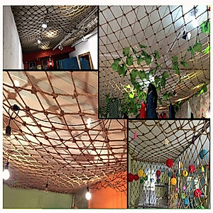 RZM Treehouse Safety Net Child Swing Fence Netting Truck Trailer Heavy Duty Cargo Net Balcony Stair Playground Protection Net Climbing Net for Clothing and Plant (Size : 22m(77ft))