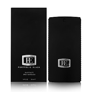 Perry Ellis Portfolio Black Eau De Toilette Spray for Men, 3.4 Ounce