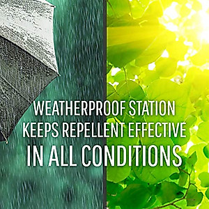 Safer 5962 Deer-Off Deer Repellent Stations - 6 Waterproof Deer Repelling Stakes for Gardens and Lawns - All Season Protection